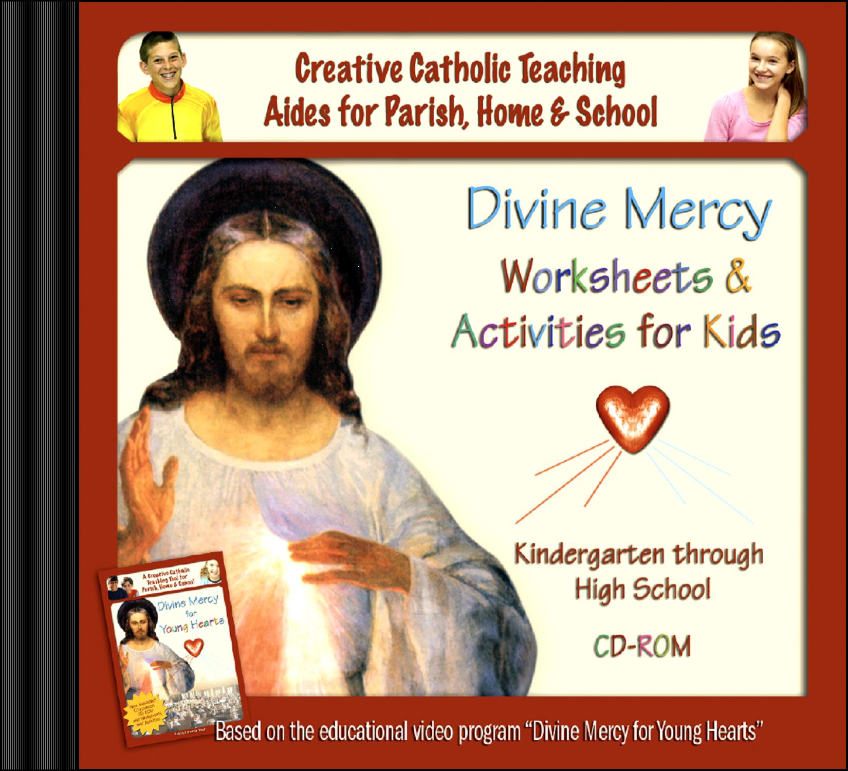 Divine Mercy Worksheets & Activities CD-ROM - Divine Mercy