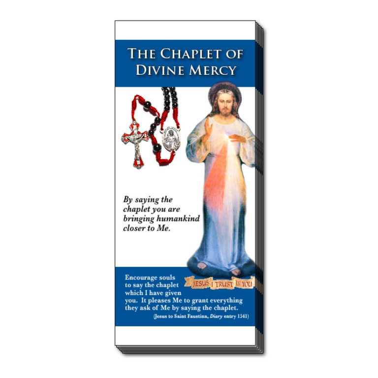 Chaplet of Mercy Brochure- 50 Pack - Divine Mercy