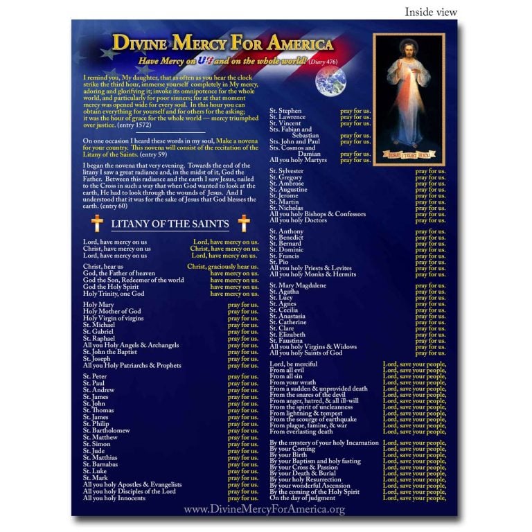 Prayer Guide - Divine Mercy for America - Divine Mercy