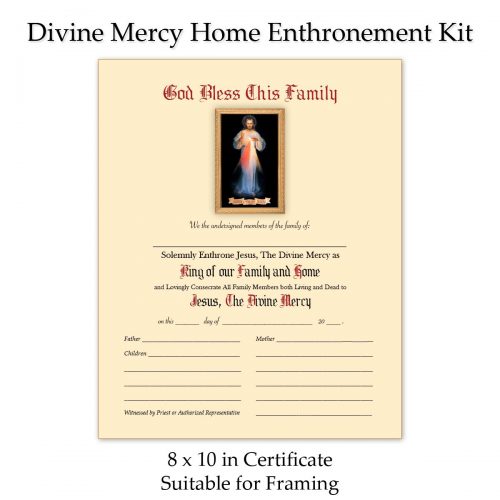 Divine Mercy Home Enthronement Kit - Divine Mercy