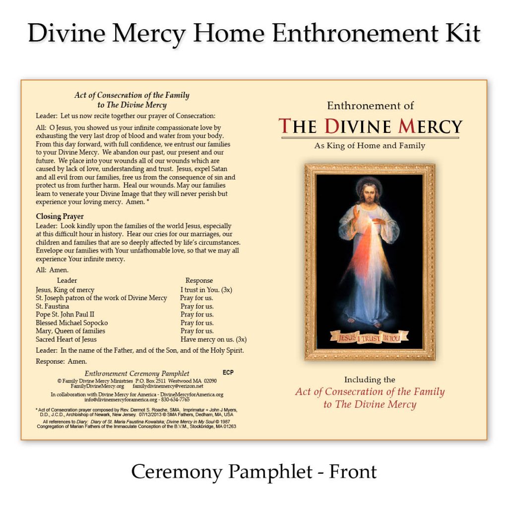 Enthrone Jesus as King of Home and Family - Divine Mercy