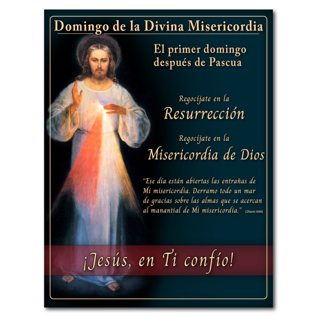 Double Sided Flyer - Divine Mercy Sunday - SPANISH • 100 Pack - Divine ...